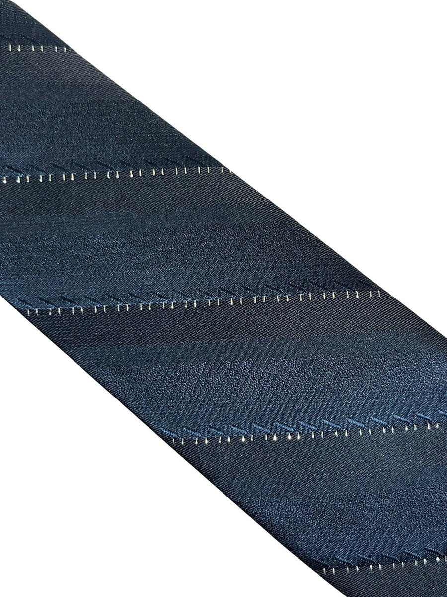 black tie with fine glitter stripe – Frederick Thomas Handmade Mens Ties