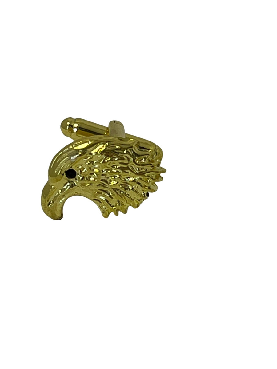 eagle hawk gold style cufflinks – Frederick Thomas Handmade Mens Ties