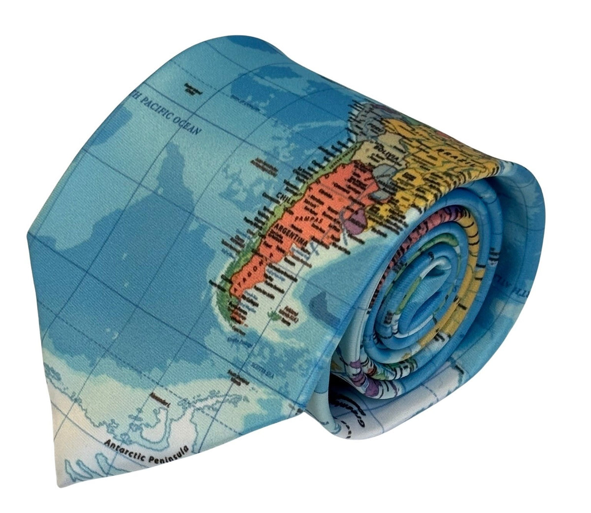 world map design mens tie by Frederick Thomas – Frederick Thomas ...