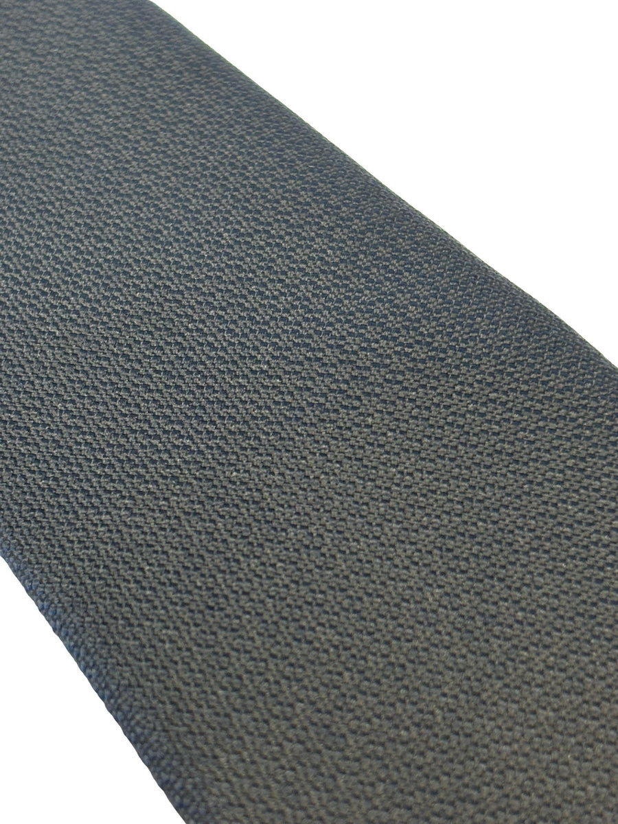 navy dark blue tie with subtle honeycomb design by Frederick Thomas ...