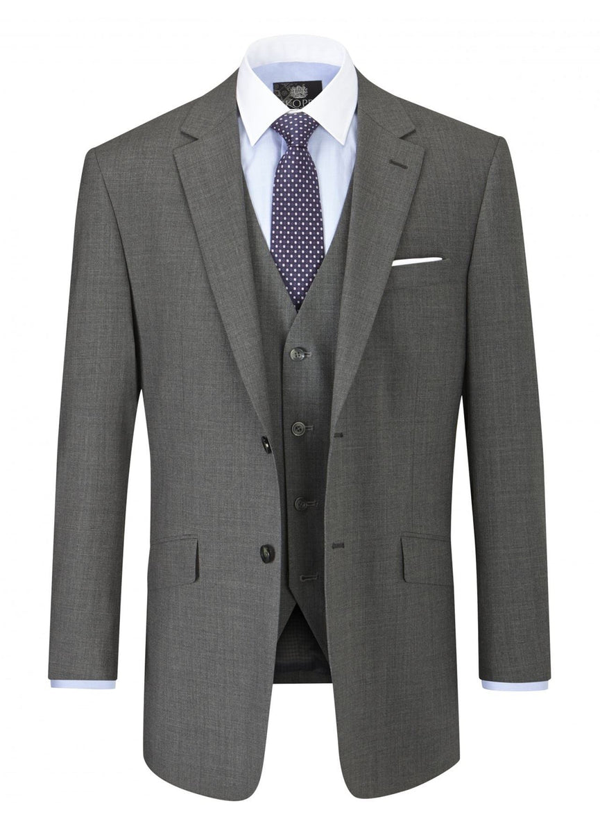 SKOPES Wool Rich Darwin Grey Suit Jacket Size 34 - 72 – Frederick ...