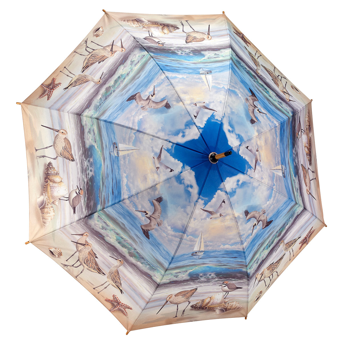 Galleria Nature Collection Beach Scene Stick Umbrella – Frederick ...