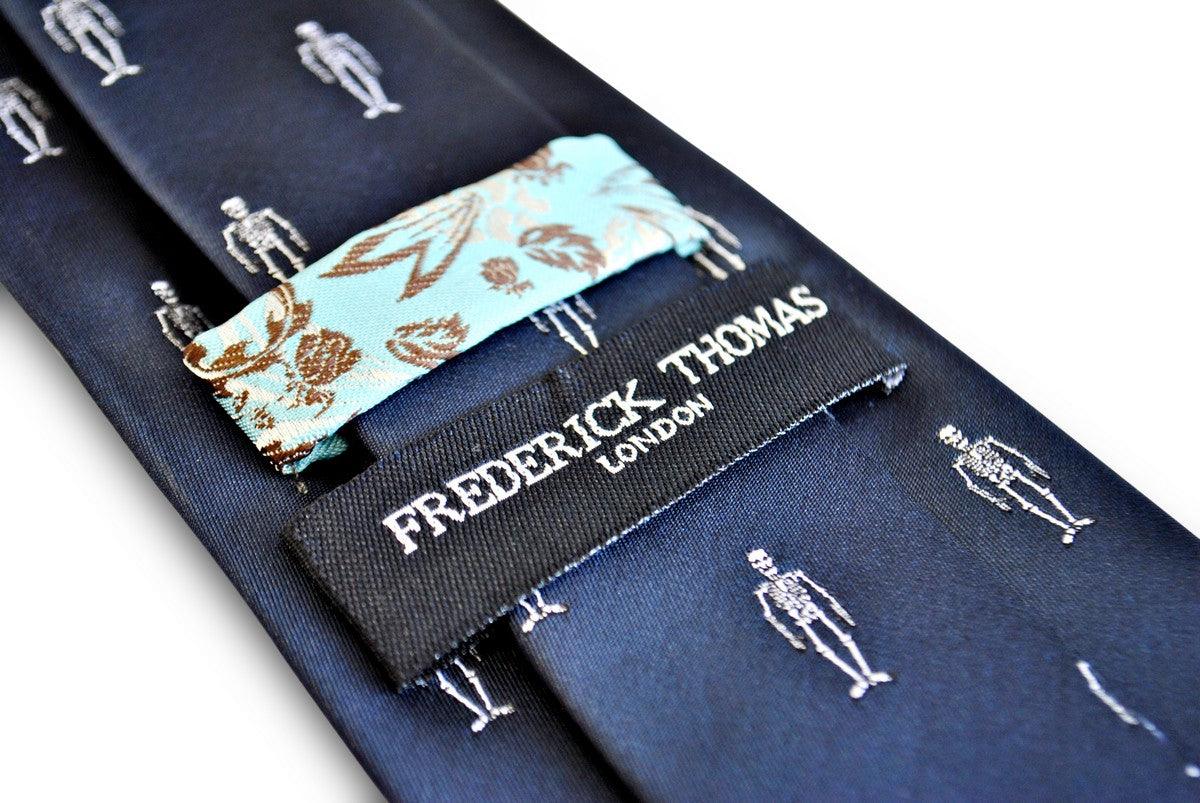 Frederick Thomas Halloween Skeleton Pattern Mens Tie – Frederick Thomas ...