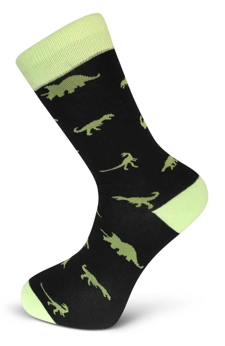 black dinosaur t-rex socks by Frederick Thomas London – Frederick ...