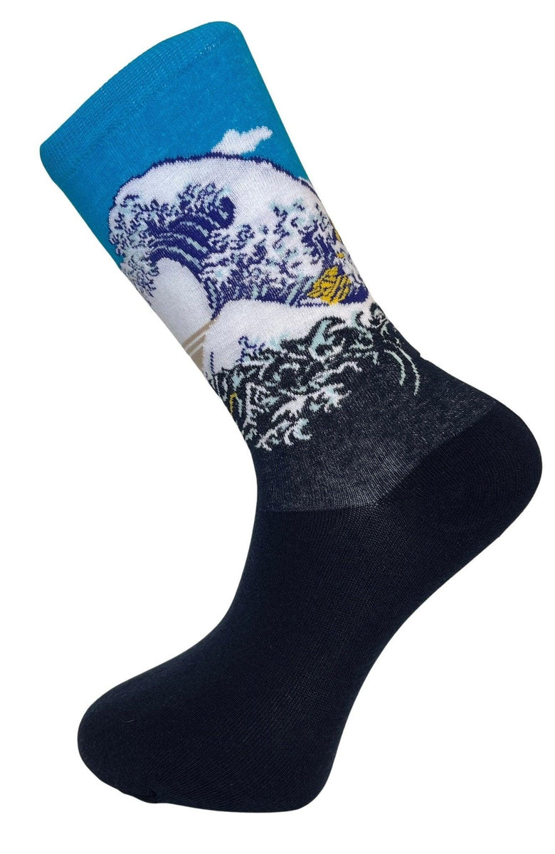 the great wave off kanagawa design mens cotton socks – Frederick Thomas ...