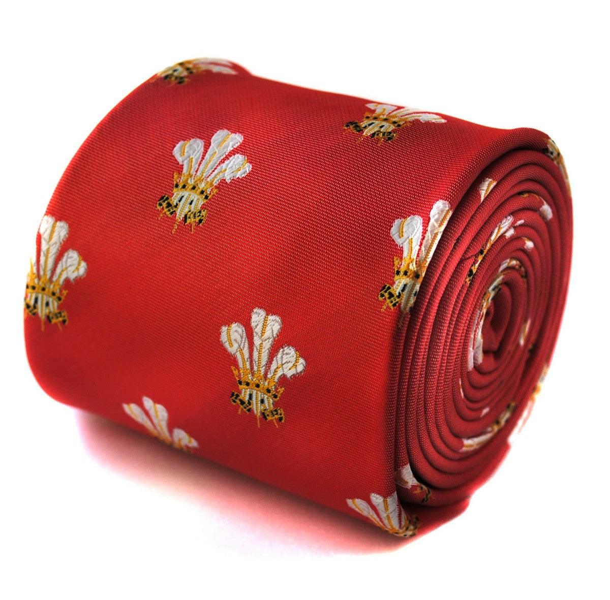 Red Prince of Wales Tie | Frederick Thomas UK – Frederick Thomas ...